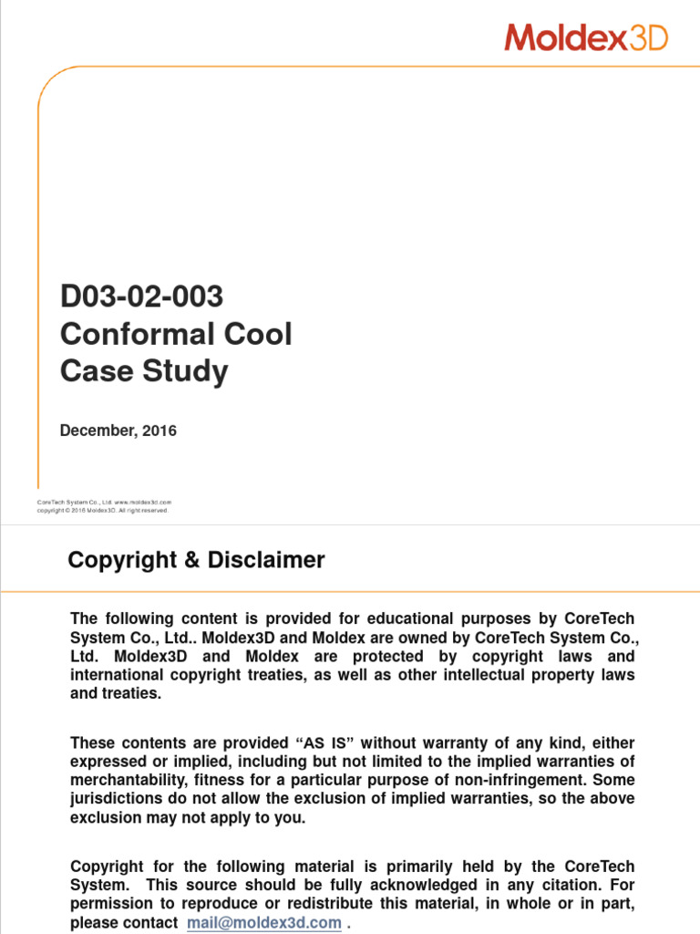 D03!02!003 Conformal Cool_Case Study | PDF | Copyright | Applied And Interdisciplinary Physics