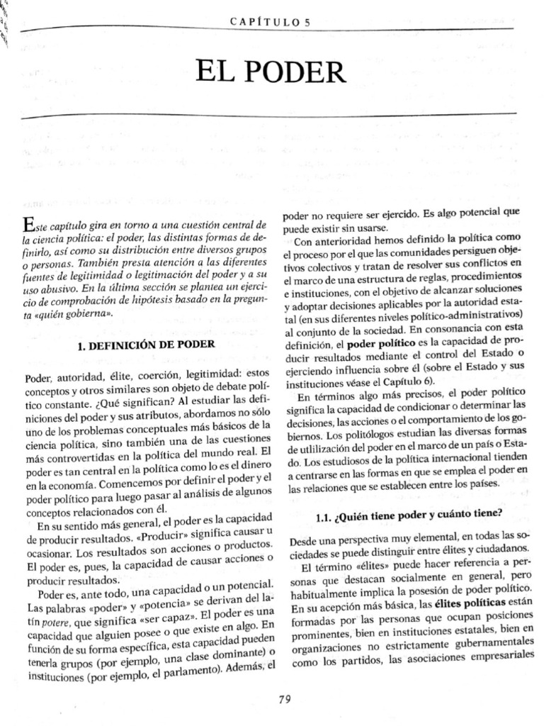 Cap 5 Sodaro El Poder Parte 1 | PDF