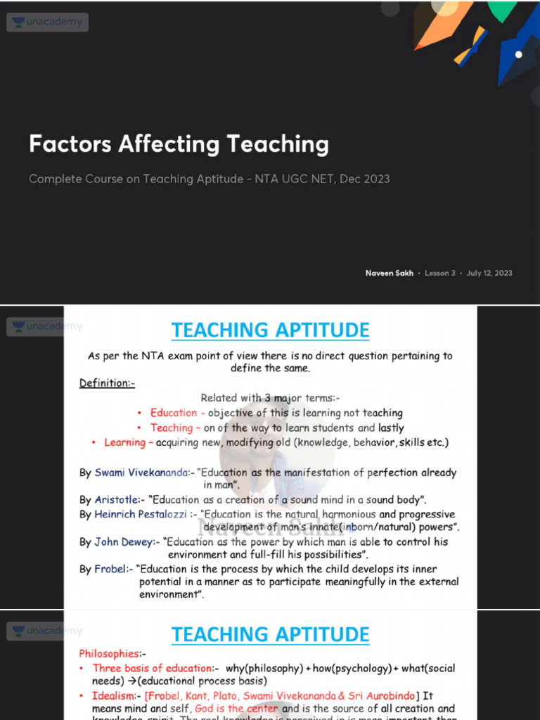 Factors Affecting Teaching | PDF