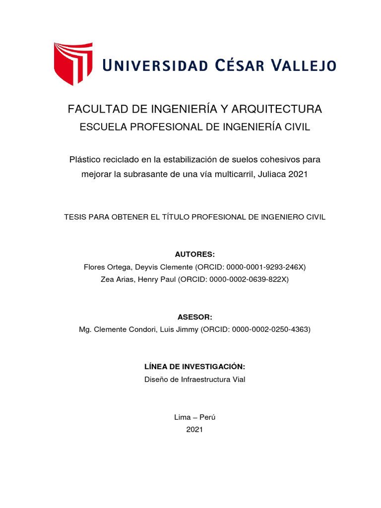 Flores Odc Zea Ahp SD | PDF | El plastico | Residuos