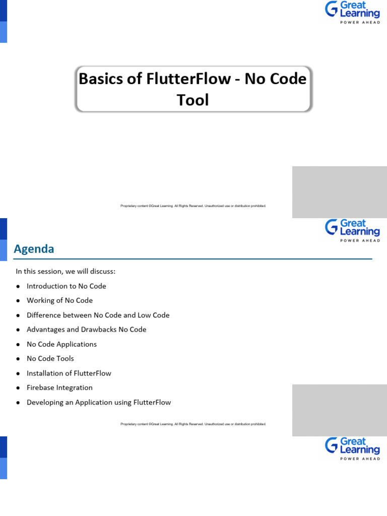 Basics of FlutterFlow - No Code Tool | PDF | Proprietary Software | Source Code