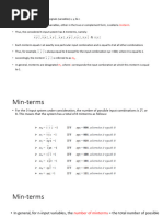 Lecture 3 Minterms and Maxterms | PDF | Boolean Algebra | Teaching ...