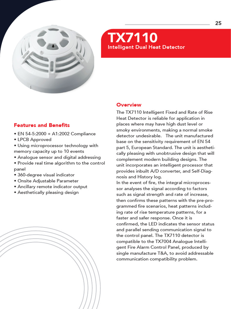 TX7110 | PDF | Sensor | Equipment
