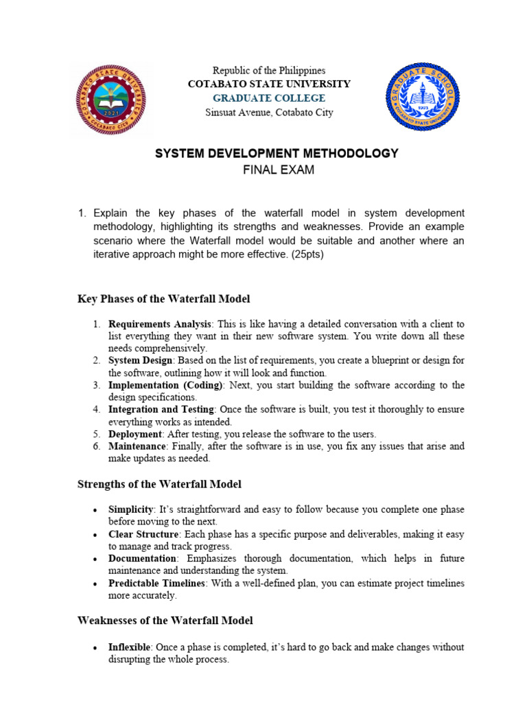 System Development Methodology | PDF | Software Development Process ...