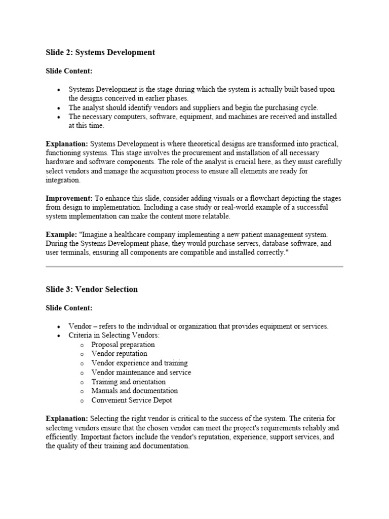 Slide 2: Systems Development | Download Free PDF | Central Processing Unit | Input/Output