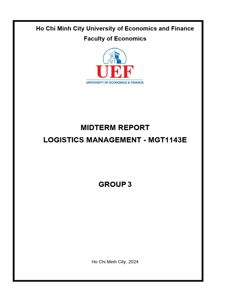 GROUP-3-B04E-Midterm-for-Logistics-Management | PDF | Crane (Machine) | Containerization