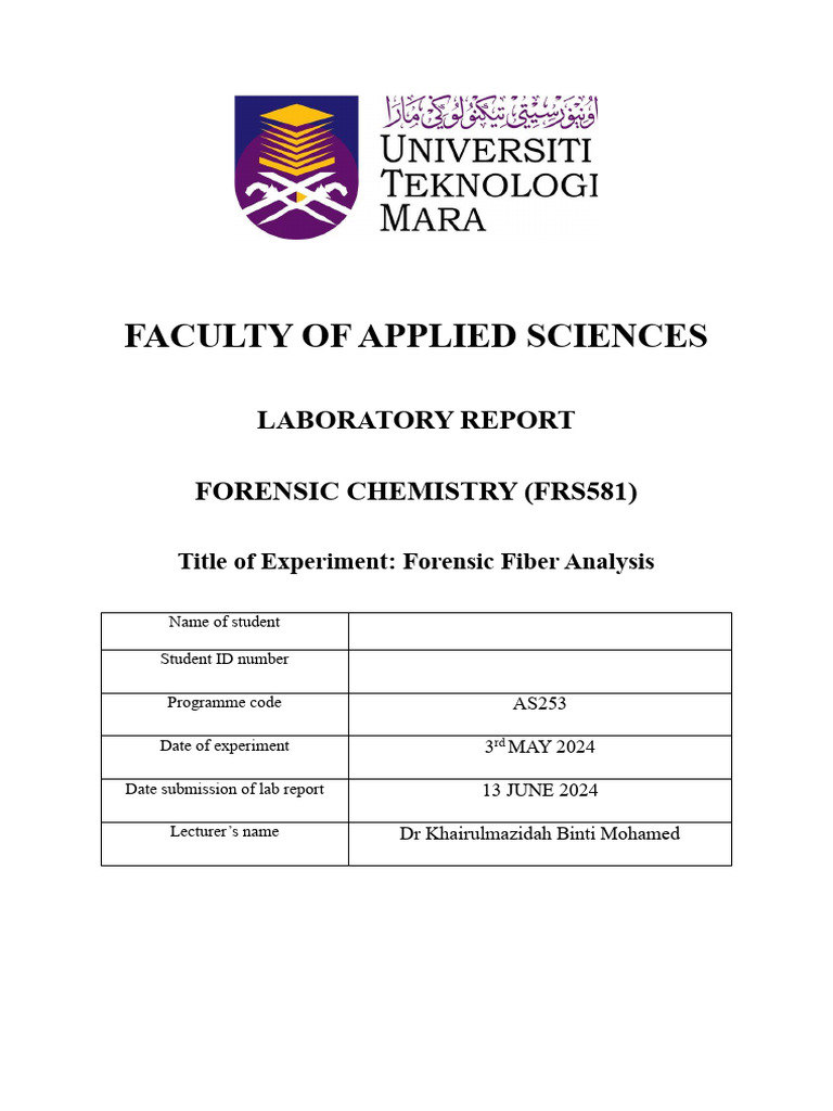 Exp Fiber Analysis | PDF | Textiles | Fibers