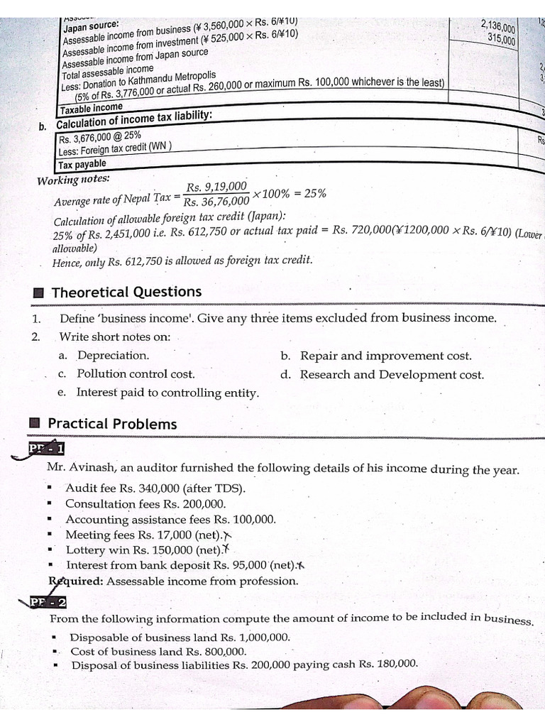 Income From Business Full | PDF