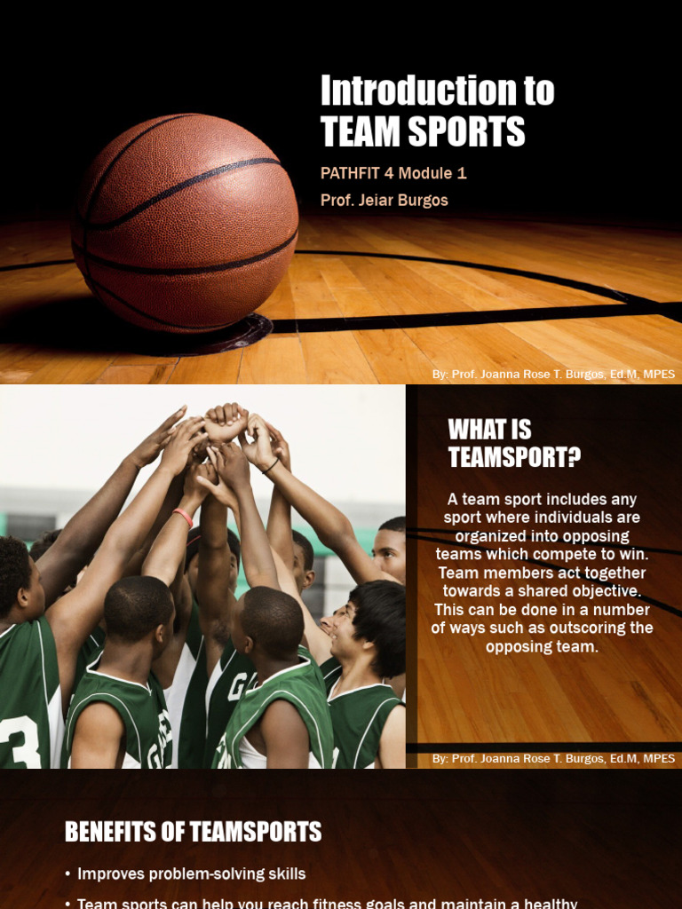 PATHFIT 4 Introduction To TEAM SPORTS Module 1 | PDF | Baseball Field ...