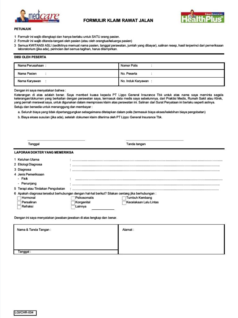 PDF Form Lippo - Compress | PDF