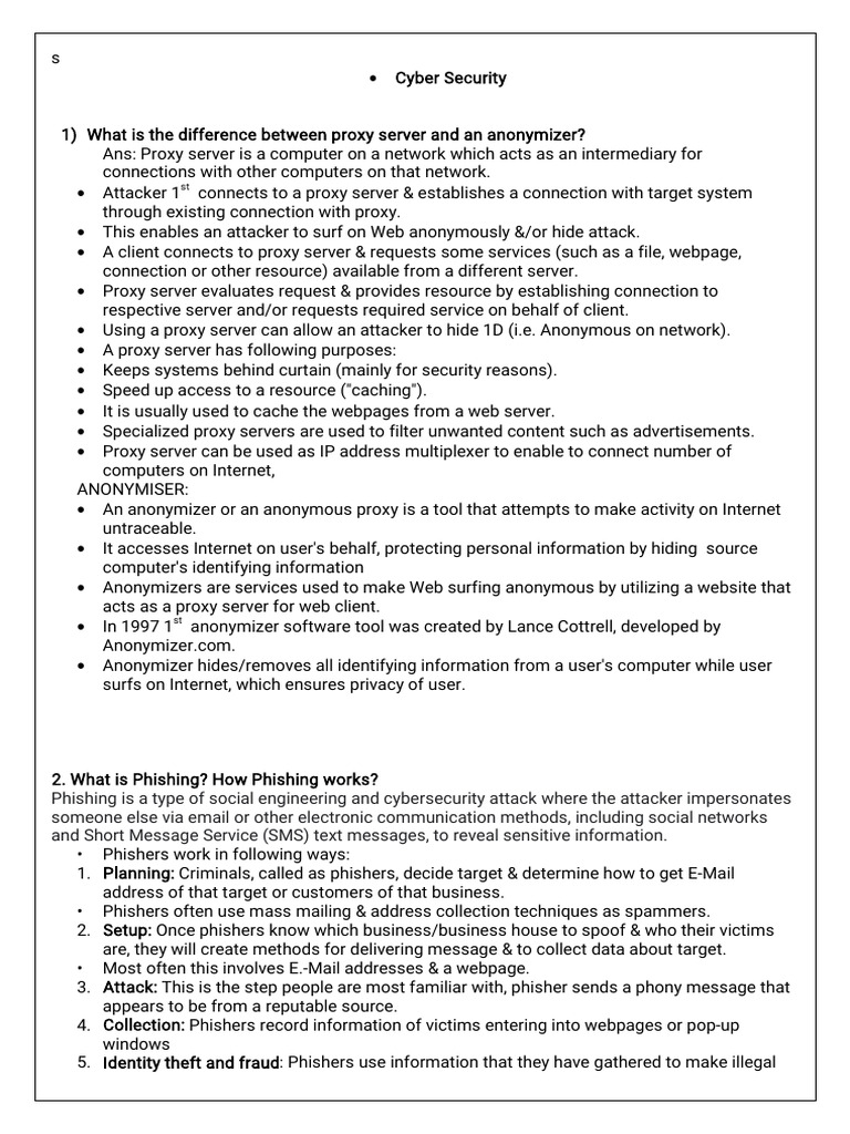 Cyber IA 2 | PDF | Computer Virus | Proxy Server