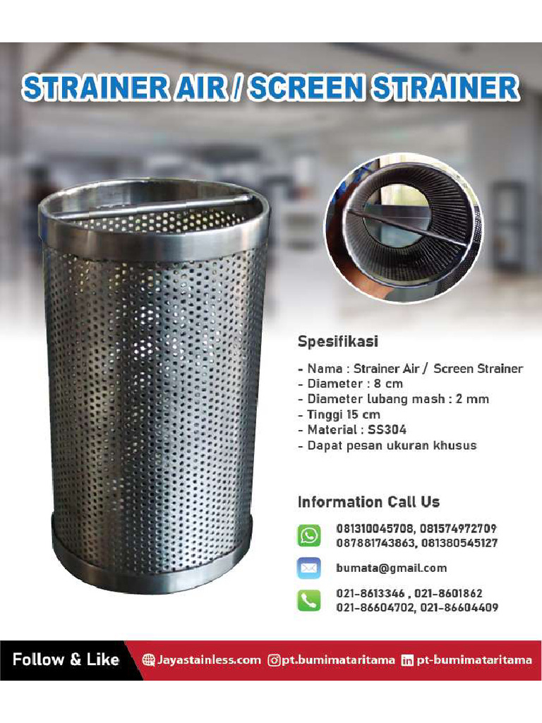 Strainer Air - KATALOG | PDF