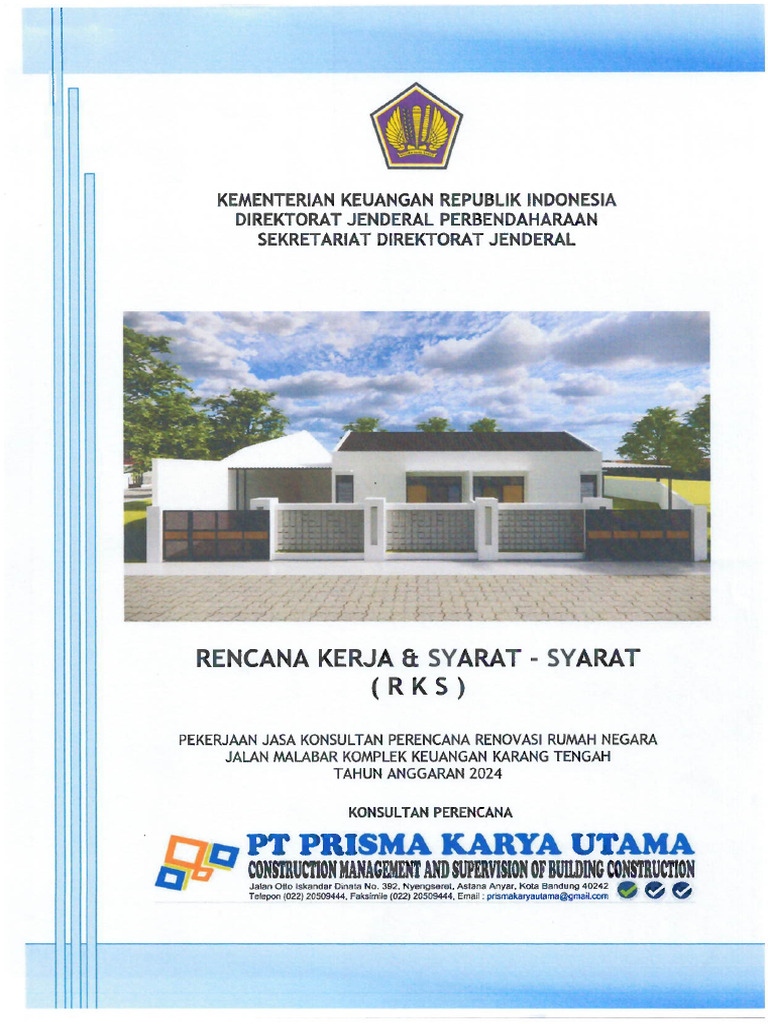 RKS Renov Jalan Malabar | PDF
