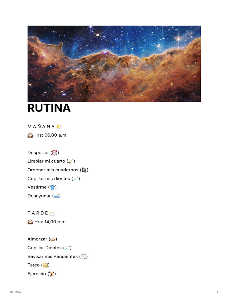 RUTINA | PDF