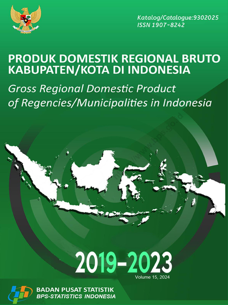 Produk Domestik Regional Bruto Kabupaten Kota Di Indonesia 2019 2023 | PDF