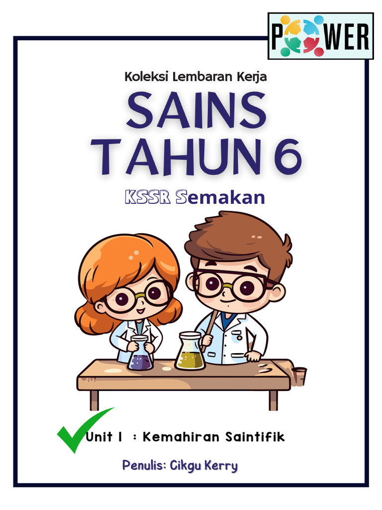 Ebook Sains Tahun 6 unit 1 (Jawapan) | PDF
