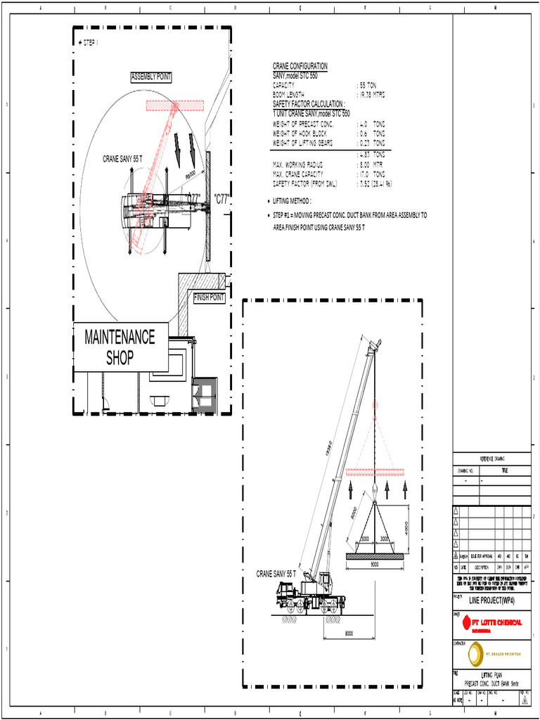 Lifting Plan Precast 9MTR by Mobile Crane | Download Free PDF | Crane ...