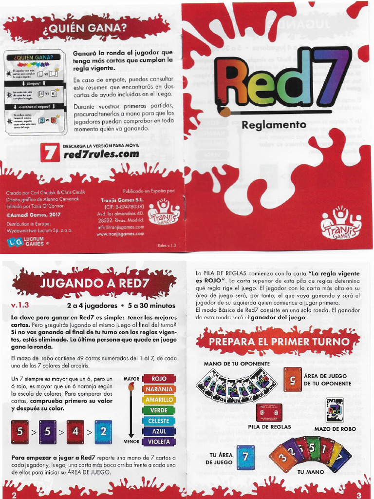 Reglas Red7 | PDF