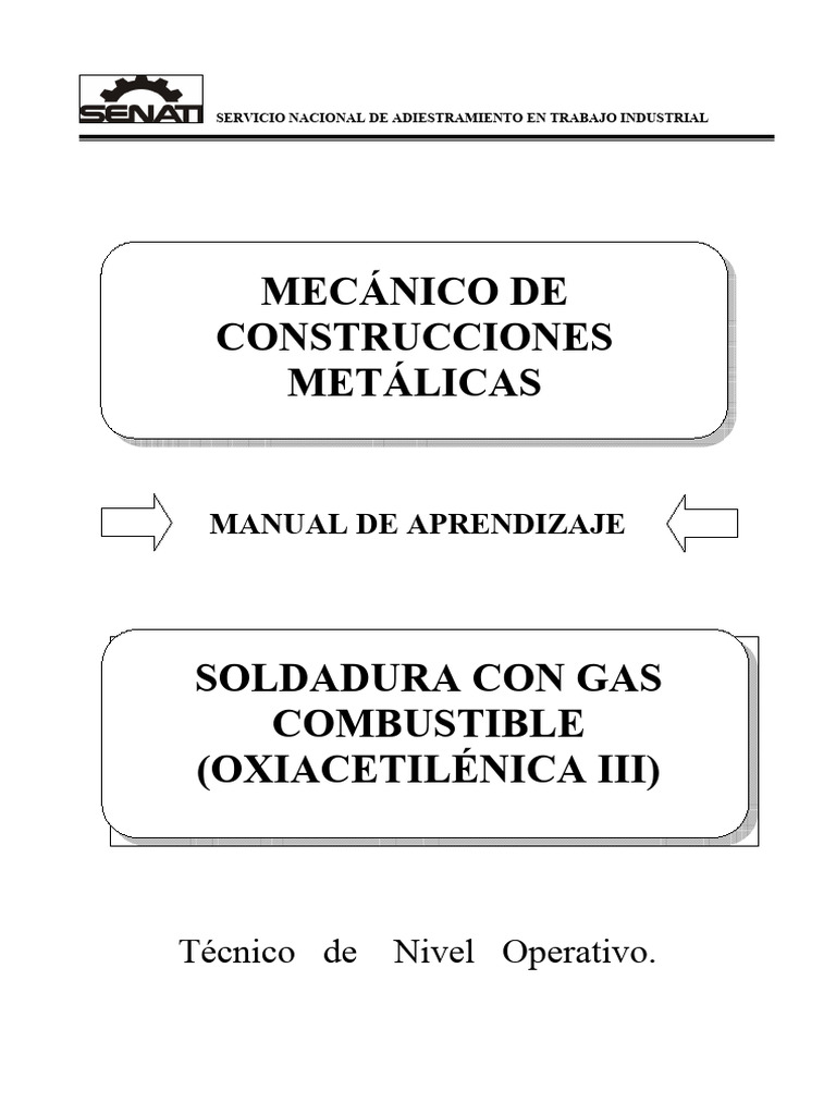 Soldadura Oxiacetilénica: Guía Técnica | PDF | Construcción | Soldadura