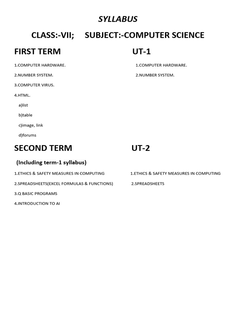 Syllabus 5 (PDF) 1 | PDF
