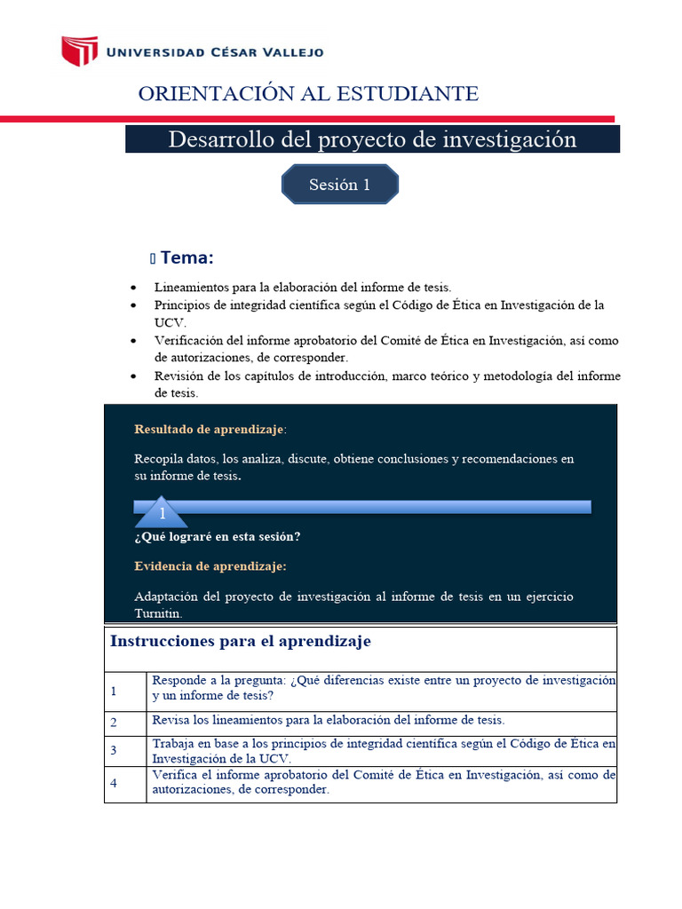Informe de Tesis: Guía y Requisitos | PDF | Crecimiento personal y ...