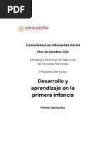 Teorias Del Desarrollo y Aprendizaje en La Primera Infancia | PDF | Educación de la primera ...
