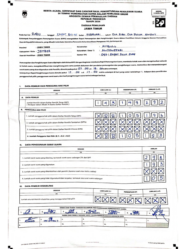 C Hasil Plano DPD TPS 46 | PDF
