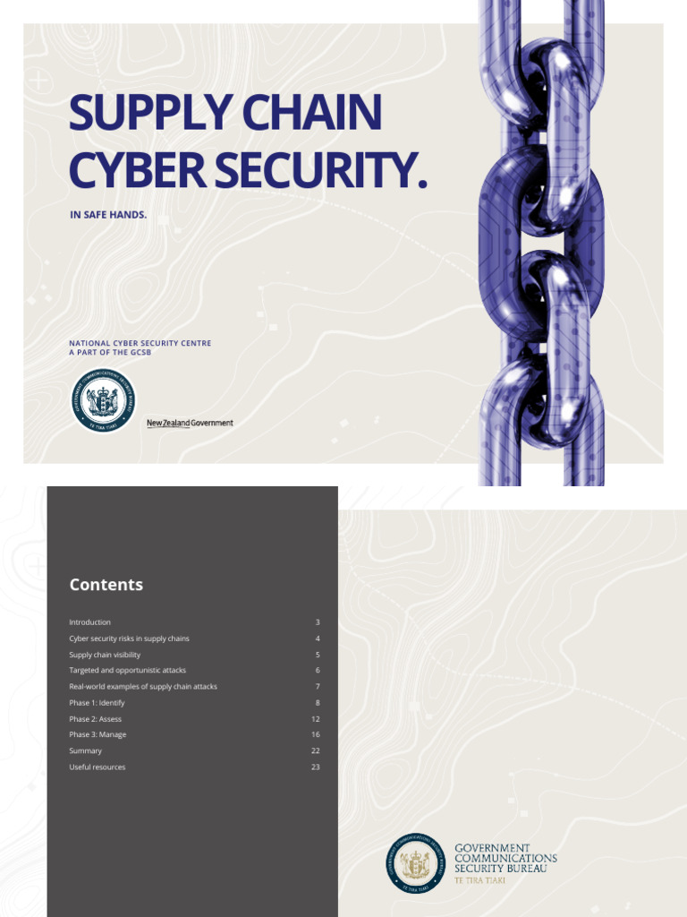 Supply Chain Cyber Security Guide | PDF | Computer Security | Security