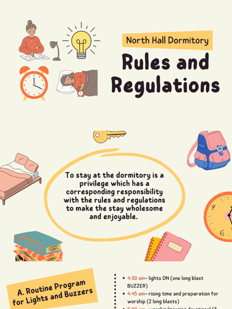 Dormitory Regulations | PDF