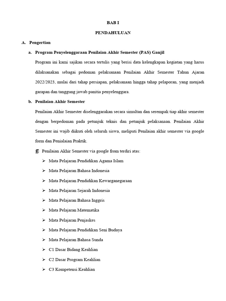 Program Kerja Pas 2022 | PDF | Karier & Perkembangan | Bisnis