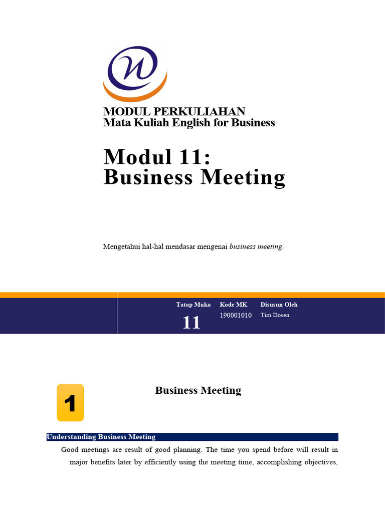 Modul EFB Unit 11 | PDF