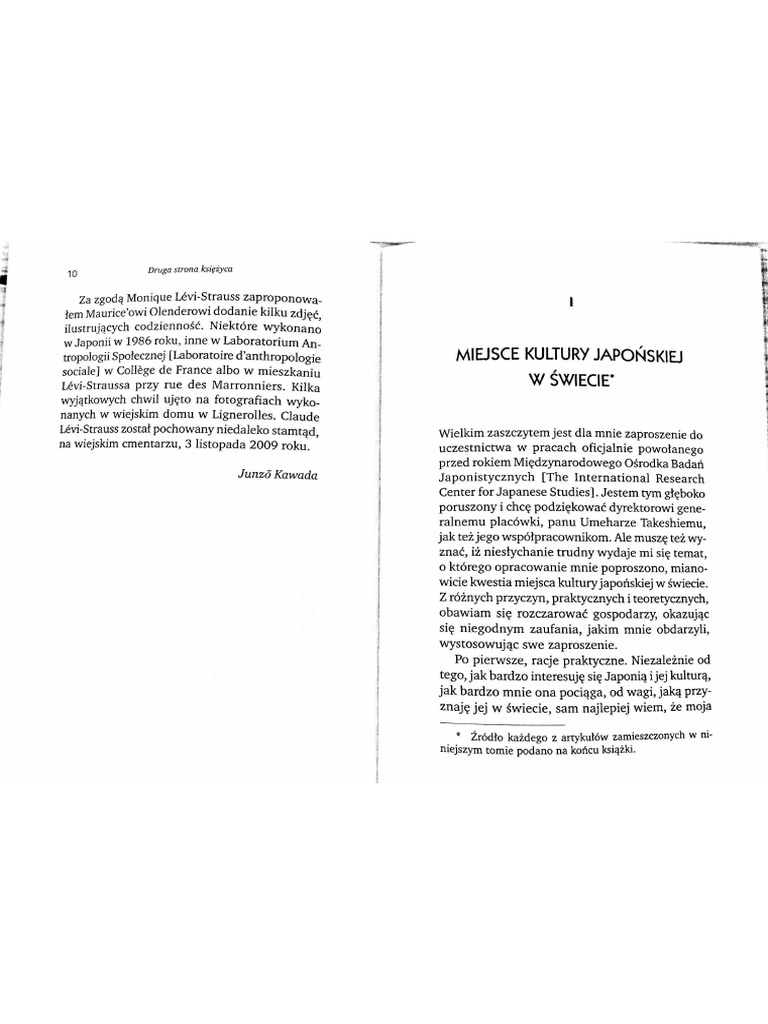 C Levi_Strauss_Pisma o Japonii_Miejsce kultury japonskiej w swiecie | PDF C Levi_Strauss_Pisma o Japonii_Miejsce kultury japonskiej w swiecie | PDF
