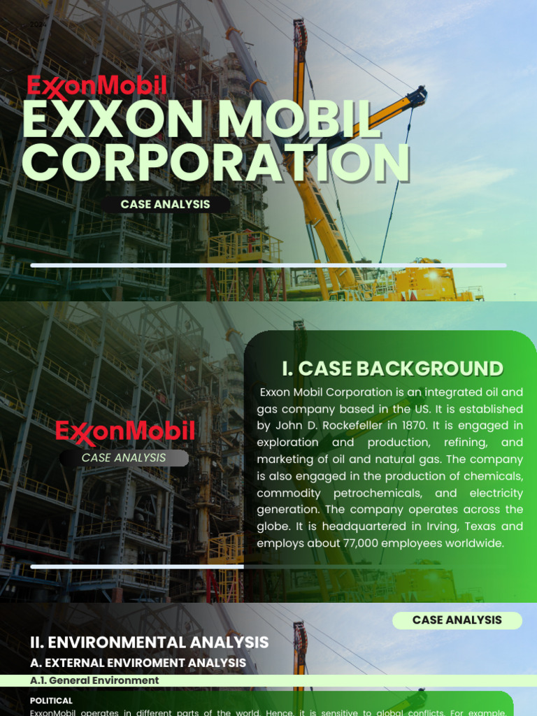 Exxon-Mobil-Corp-Cosa, Bianca Camille R. Mba Espinar | PDF | Exxon ...