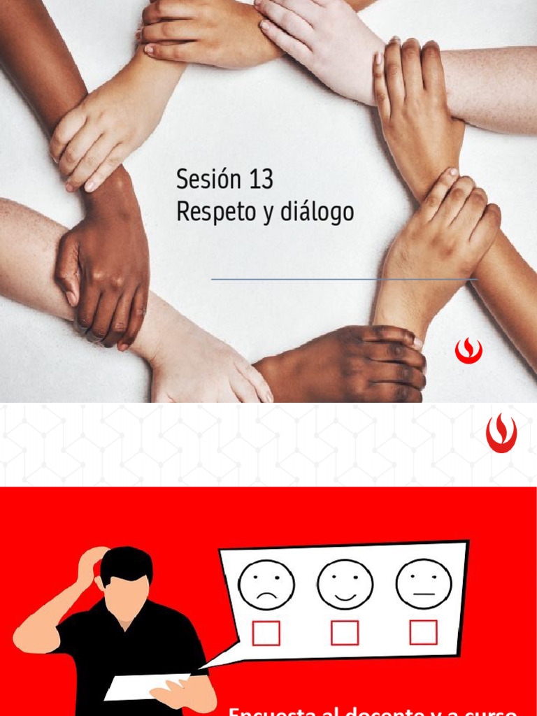 Semana 13 Respeto y Diálogo Hu548 Eyc24 | PDF | Paz | Violencia