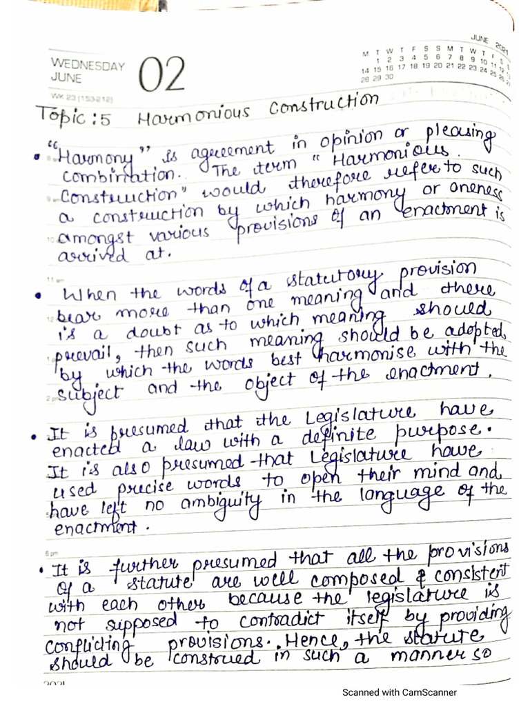 Harmonious Construction | PDF