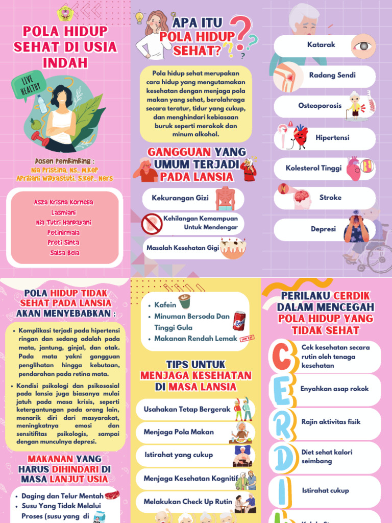 Leaflet Lansia | PDF