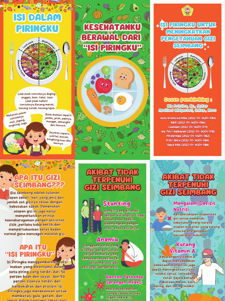 Leaflet Kel 5B (Isi Piringku) | PDF