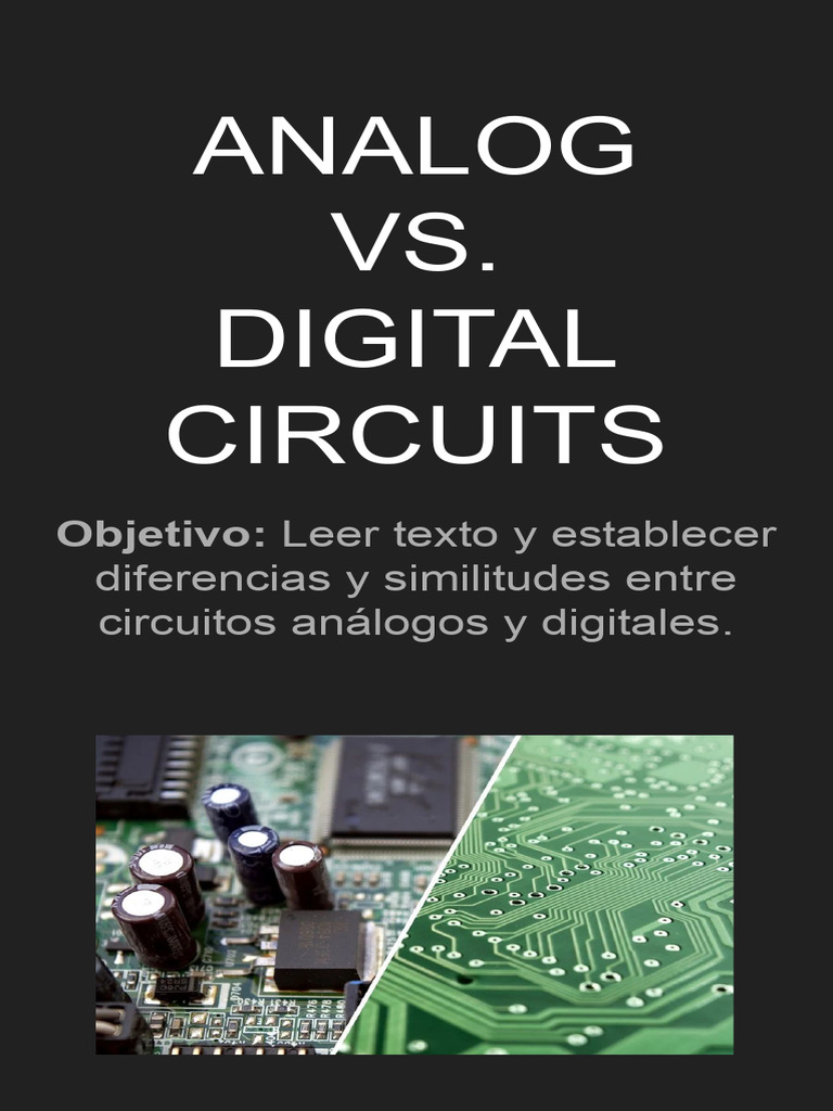 - Lesson 2: Analog vs. Digital Circuits | PDF | Electronic Circuits ... - Lesson 2: Analog vs. Digital Circuits | PDF | Electronic Circuits ...
