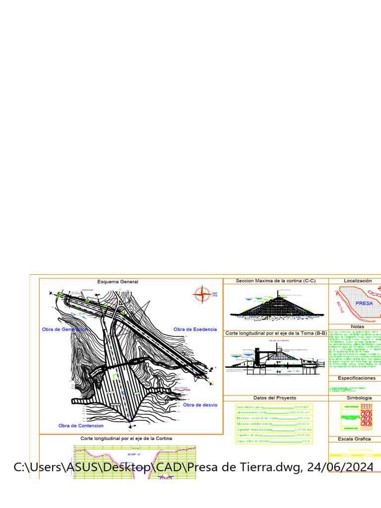 Embankment Dam Plan | PDF