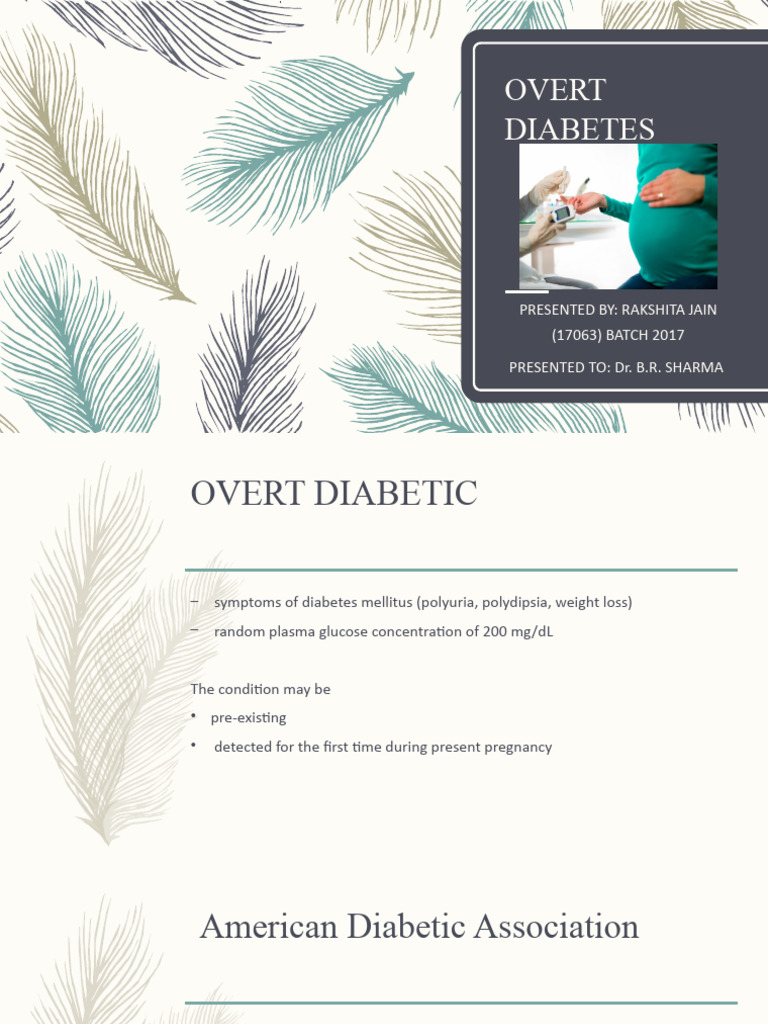 Overt Diabetes | PDF | Self-Improvement | Wellness