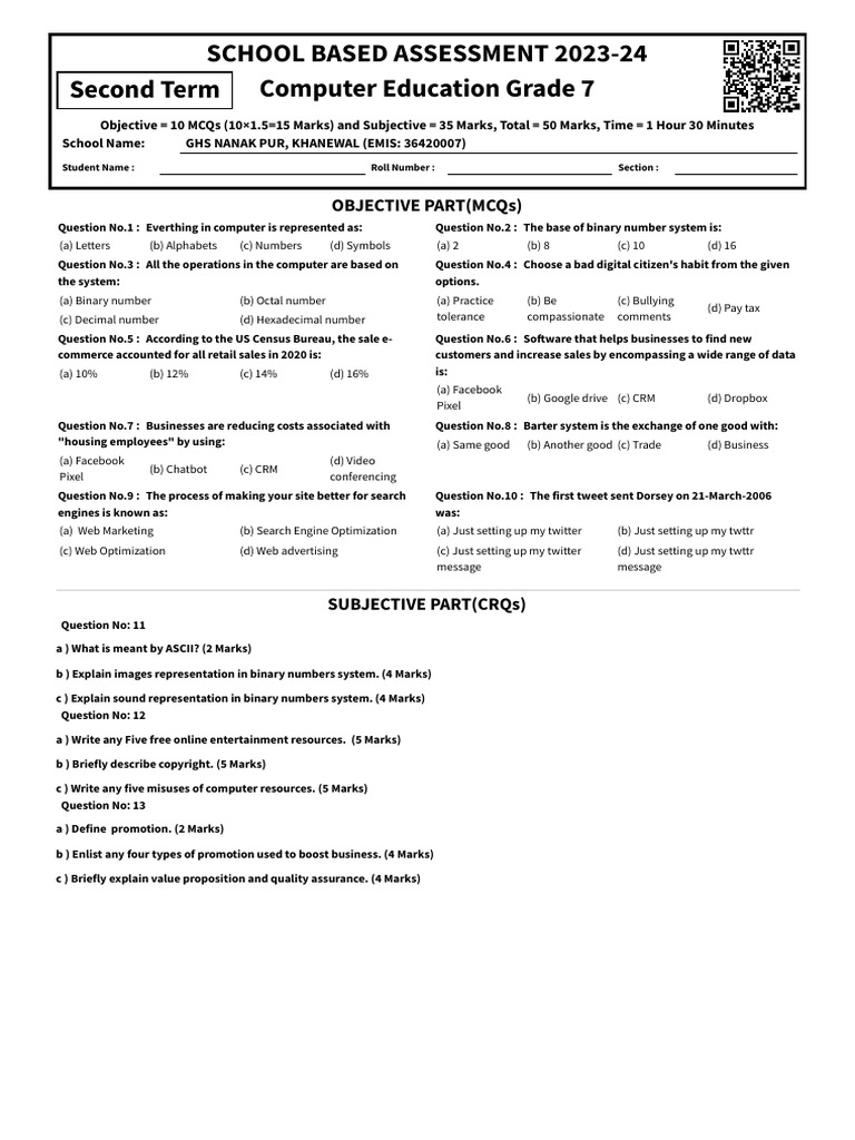 7th Computer | Download Free PDF | Online Advertising | Computing