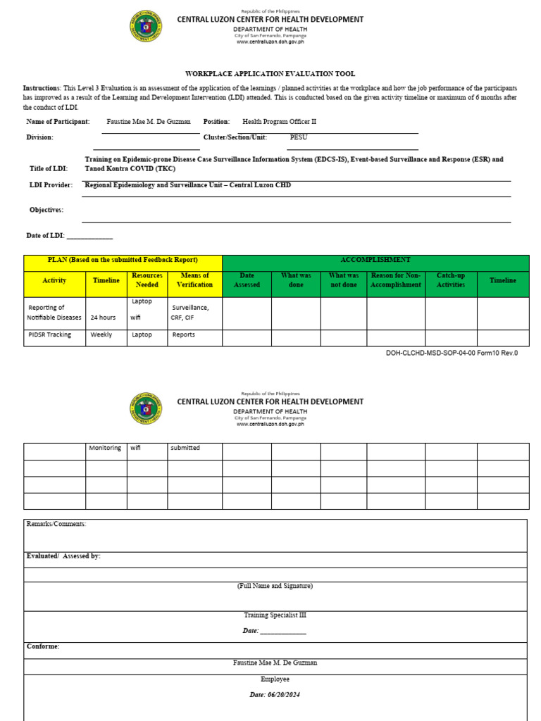 Training On EDCS-IS, ESR and TKC | PDF | Health Policy | Health Economics