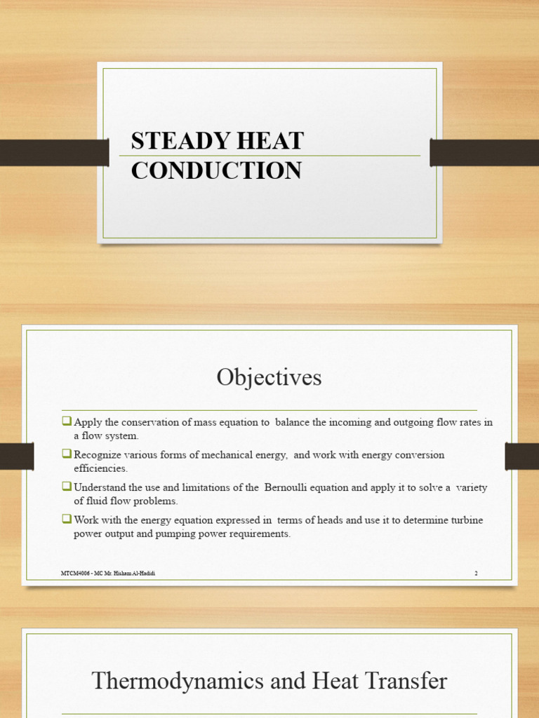 Steady Heat Conduction | PDF | Heat Transfer | Thermal Conduction