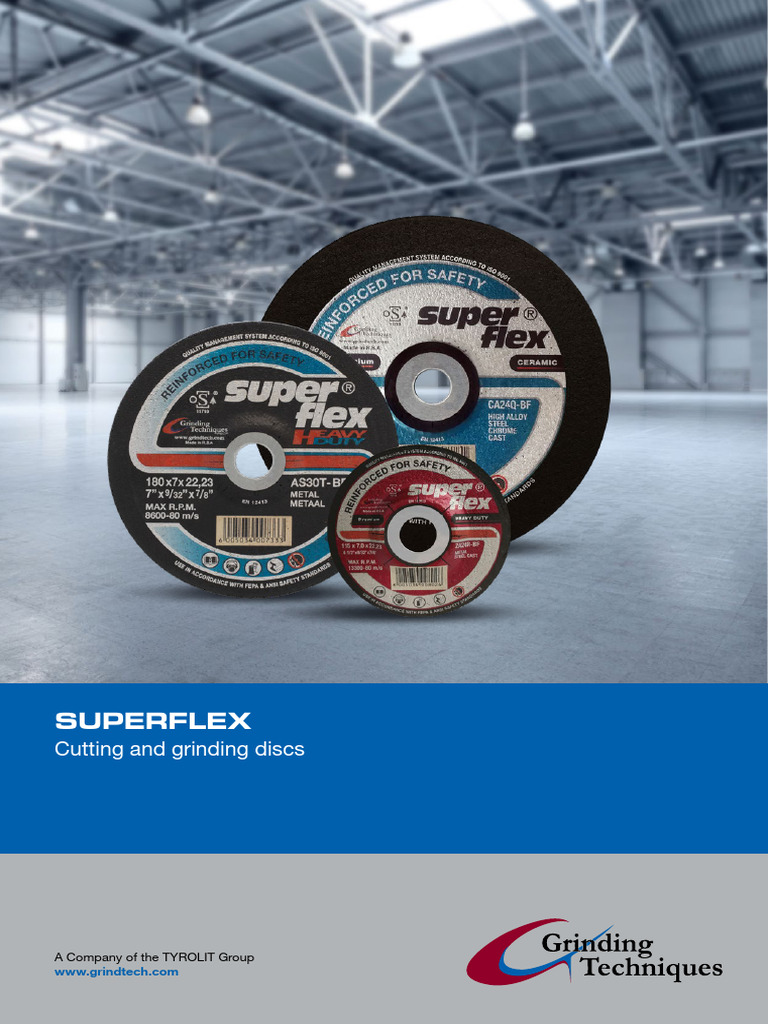 Superflex Cutting Grinding | PDF | Grinding (Abrasive Cutting ...