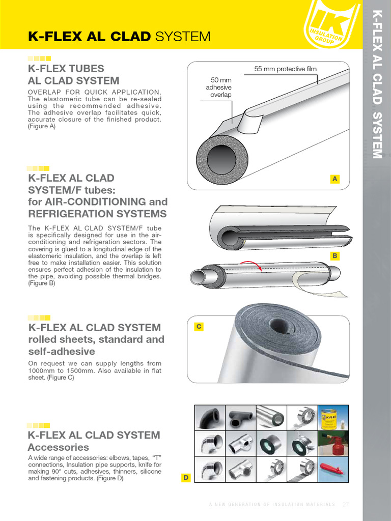 K-Flex Tubes Al Clad System | PDF | Technology & Engineering