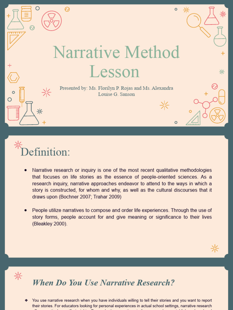 Narrative - Rojas and Sanson | PDF | Narrative | Methodology