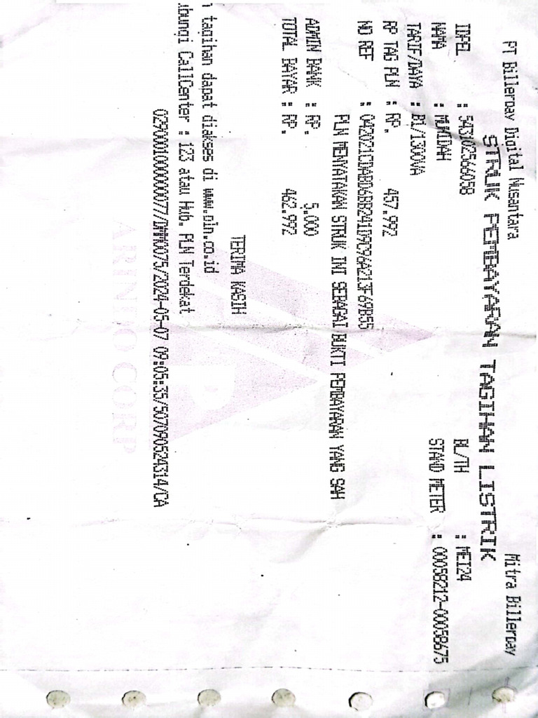 Tagihan Listrik 2 | PDF