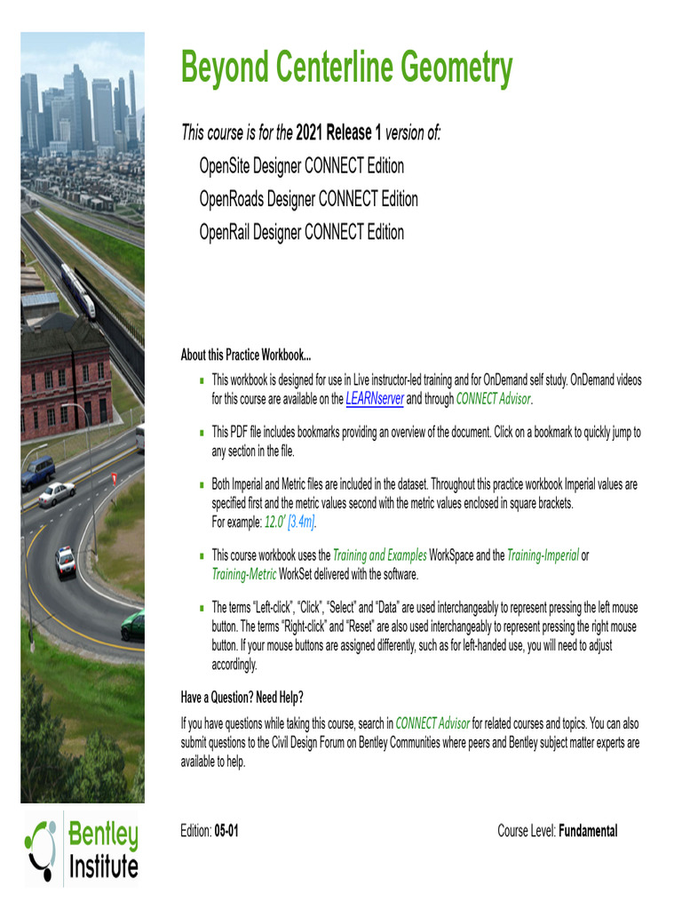 Beyond Centerline Geometry - 2021r1 05 01 | PDF | Curve | Geometry