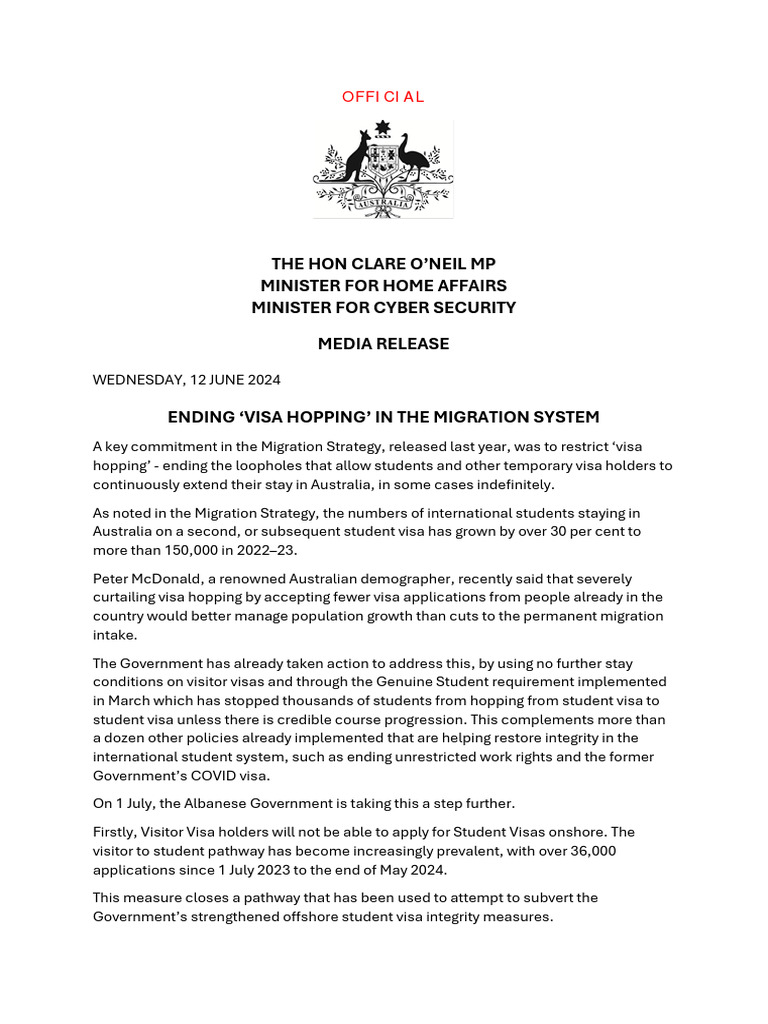 Ending Visa Hopping in The Migration System 1718178030 | PDF | Travel ...