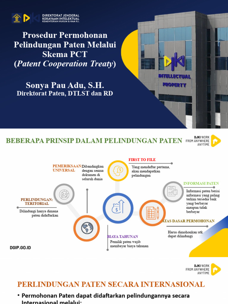 Prosedur Permohonan Pelindungan Paten Melalui Skema PCT | PDF